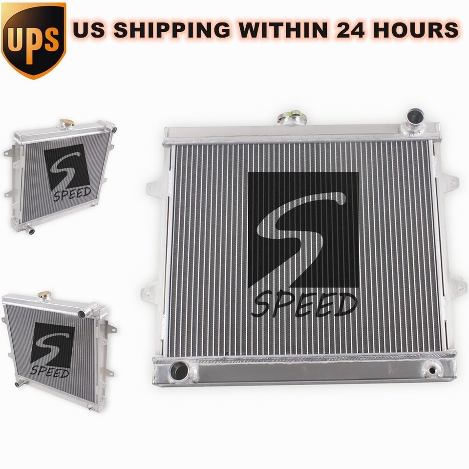 For 1984-1995 Toyota Pickup 4Runner 2.4L 22R 22RE 3 Row Performance Radiator | eBay