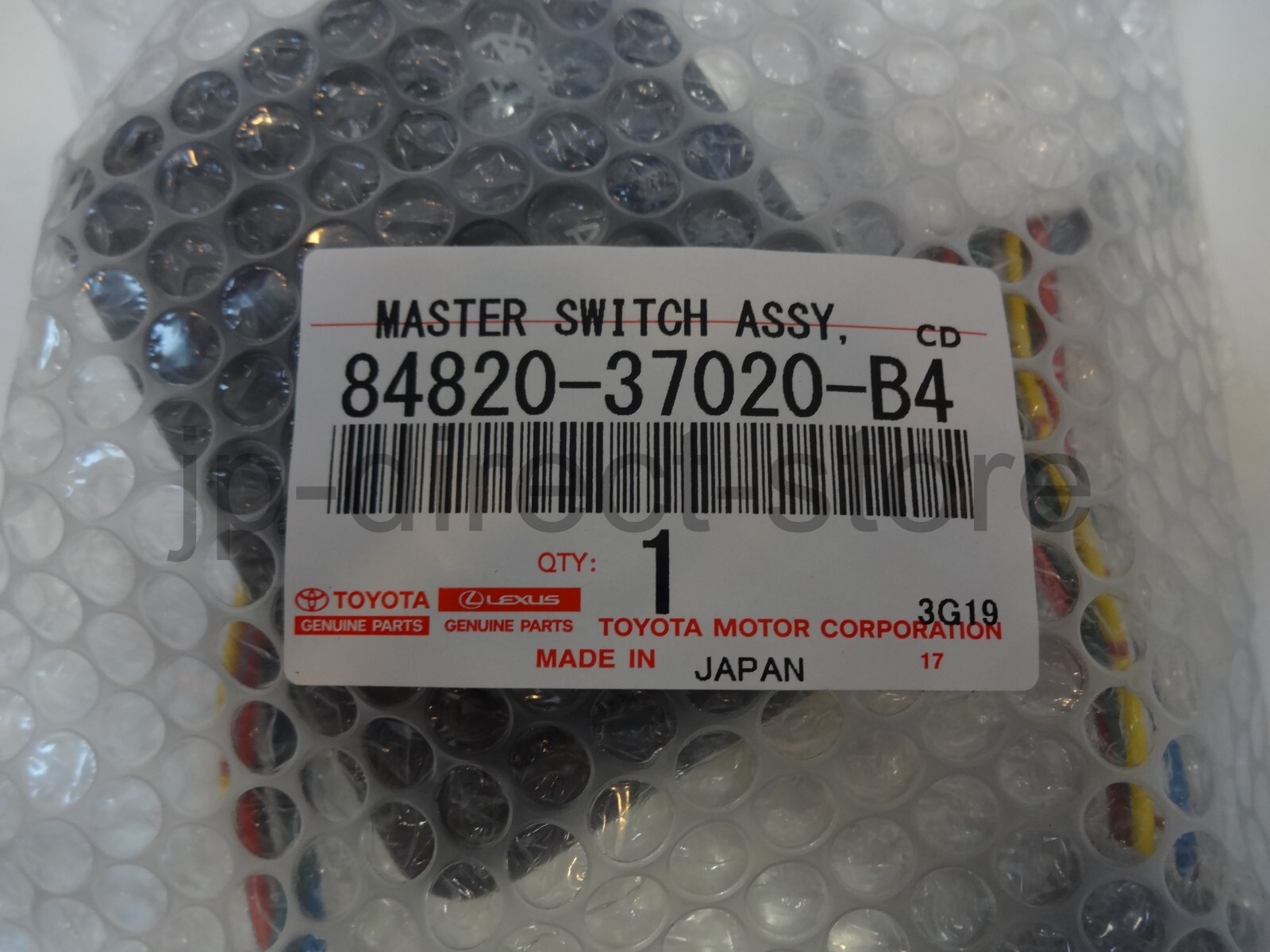 Genuine Toyota Master Switch Assy, Power Window Regulator 84820-37020 ...