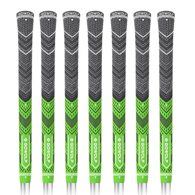 7PCS/Set Golf Grip Standard/Midsize Anti-Slip Rubber Golf Iron Club ...