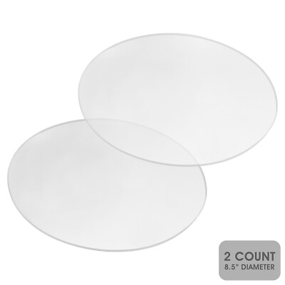 Spec101 Acrylic Cake Disc 8.5in 2 Pack - Round Acrylic Disc Set - 1/8in ...