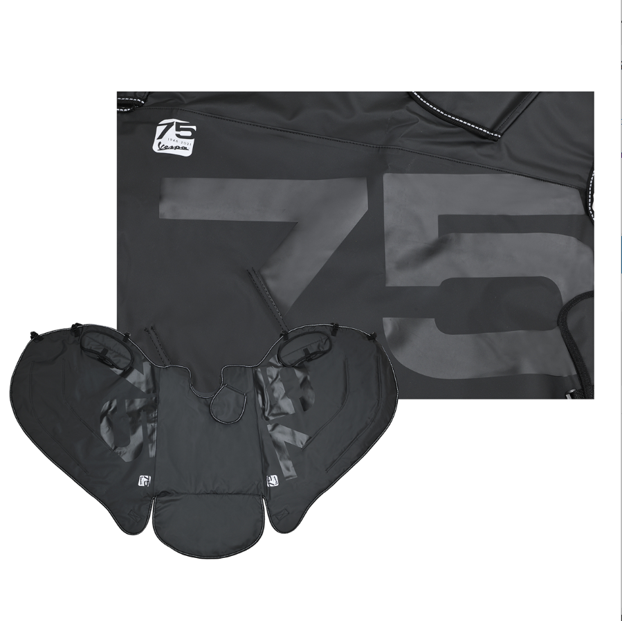 Original Vespa GTS 125-300 Leg Cover with Logo 75th Anniversary | eBay UK