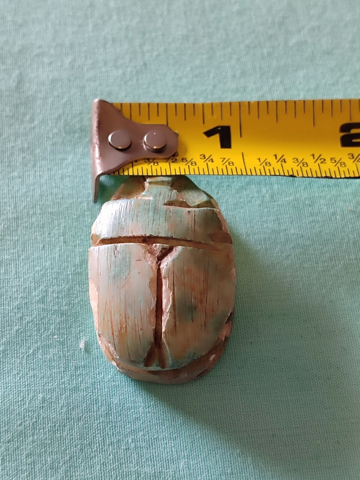 Vintage Egyptian Revival Large Scarab Focal Pendant B… - Gem