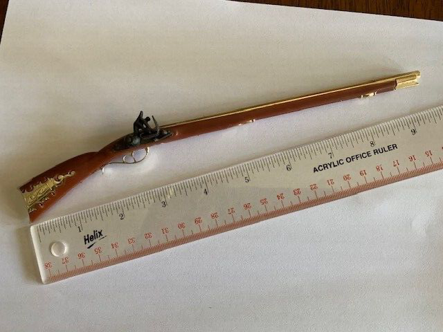 Marx Vintage 1960's Miniature - Golden Guns Kentucky Rifle Cap Gun | eBay