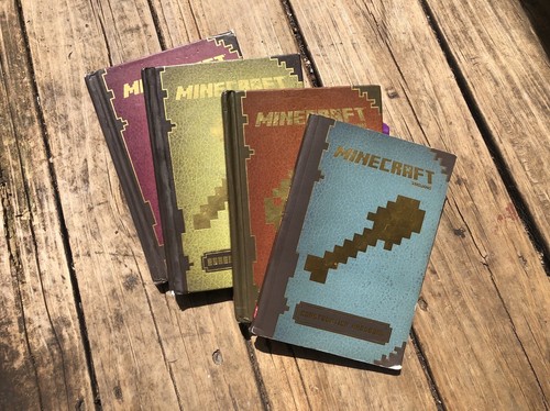 Minecraft Complete Handbook Collection 4 Book Set Scholastic Mojang ...