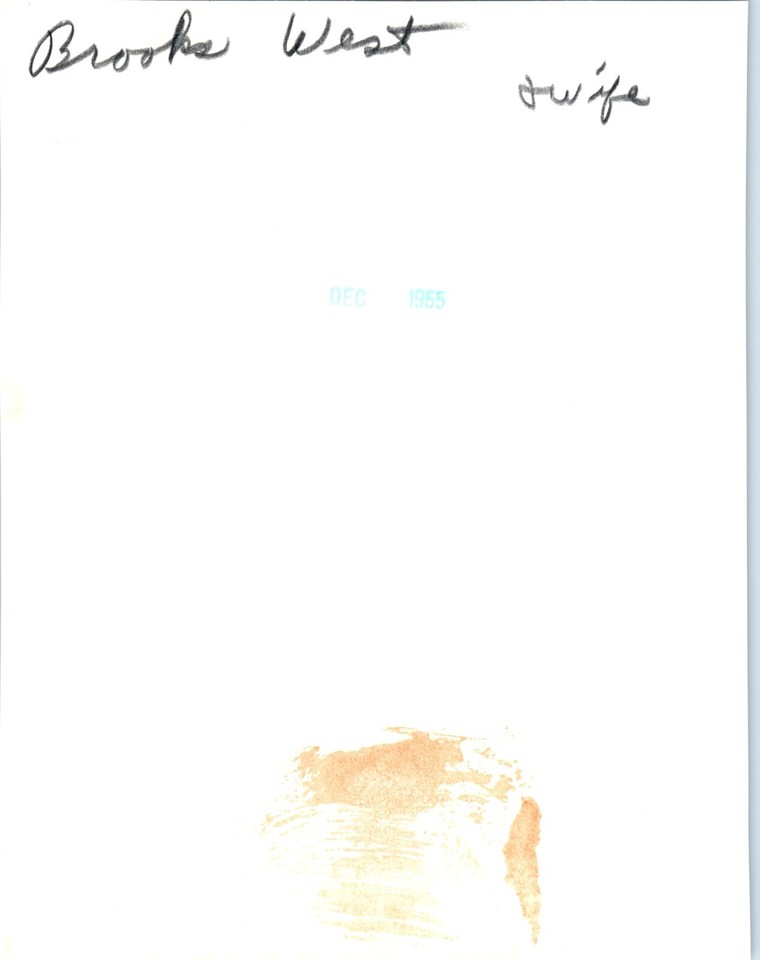 EVE ARDEN & BROOKS WEST Actors Married Couple Orig 1955 PRESS PHOTO | eBay