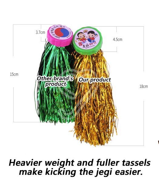 2PCS Jegichagi Korean Traditional Play Game Jegichagi jegi jeki [ Color ...