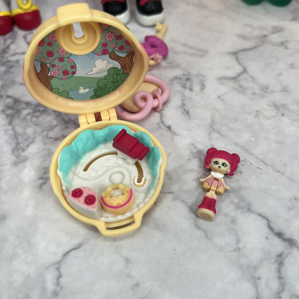 Shopkins Shoppies Dolls - Tia Tigerlily, Sara Sushi, Donatina And Lil ...