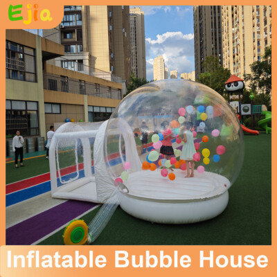 US STOCK Inflatable Trampoline Bubble House Jumping Base For Kids ...