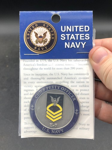 US Navy Chief Petty Officer Honor Courage Commitment Challenge Coin/Token | eBay