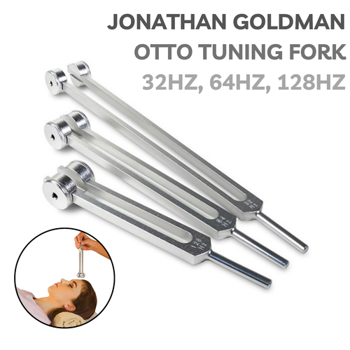Otto Tuning Fork Set 32Hz 64Hz 128Hz for Bone Therapy,Pain Relief ...