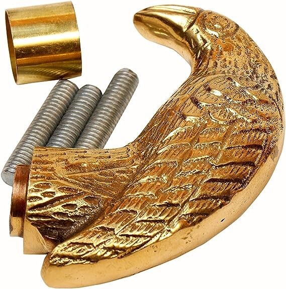 Brass Raven Crow Head Handle for Wooden Walking Stick Cane Christmas ...