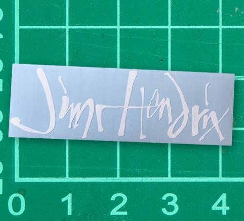 Jimi Hendrix Signature Sticker Decal white | eBay