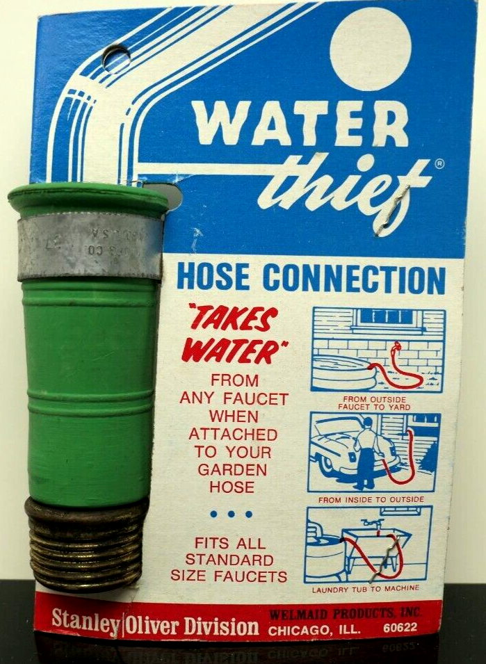 Vintage Stanley Oliver Water Thief Hose Connection No. 0176 - Brass USA ...