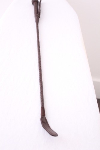 Riding Crop Horse Whip With Real Braided Leather Grip,Shaft & Leather ...