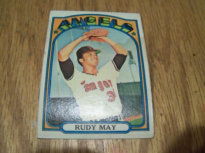 RUDY MAY 1972 TOPPS BASEBALL CARD # 656 | eBay