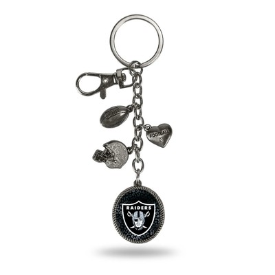 Oakland Raiders Charm Key Chain | eBay