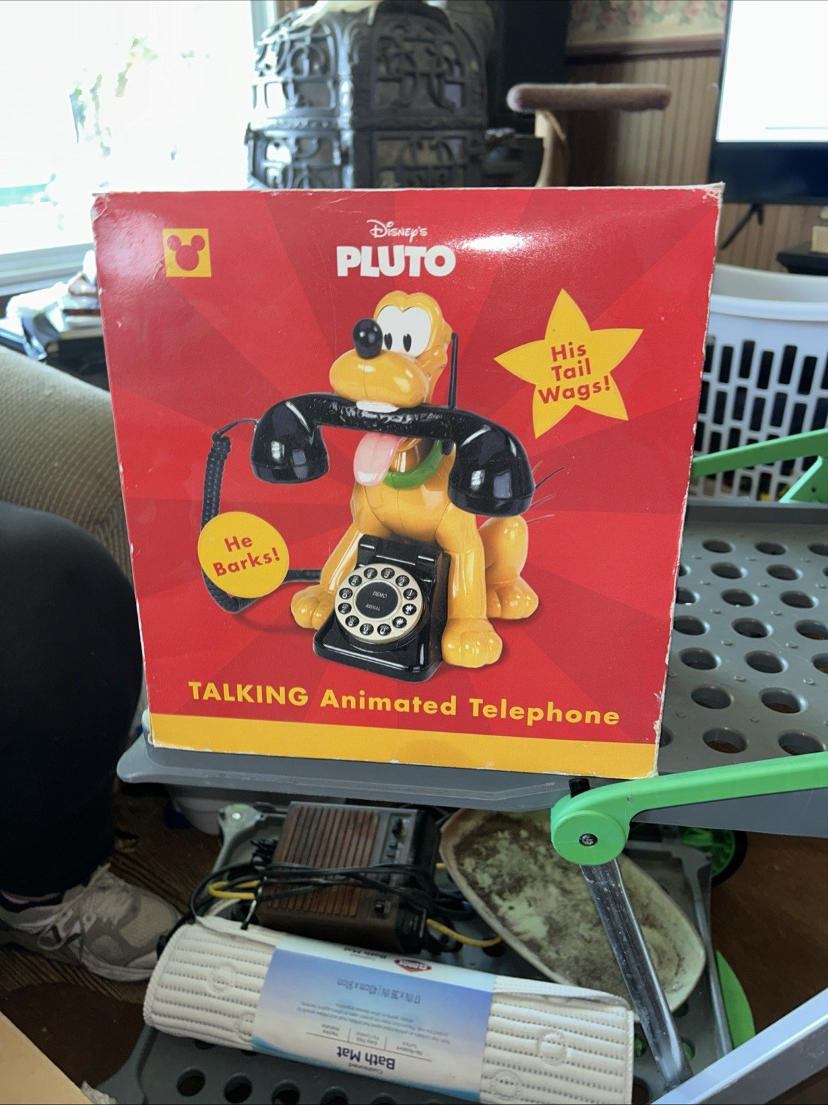 Vintage Disney Pluto Talking Animated Telephone NEW ~ F2 | eBay