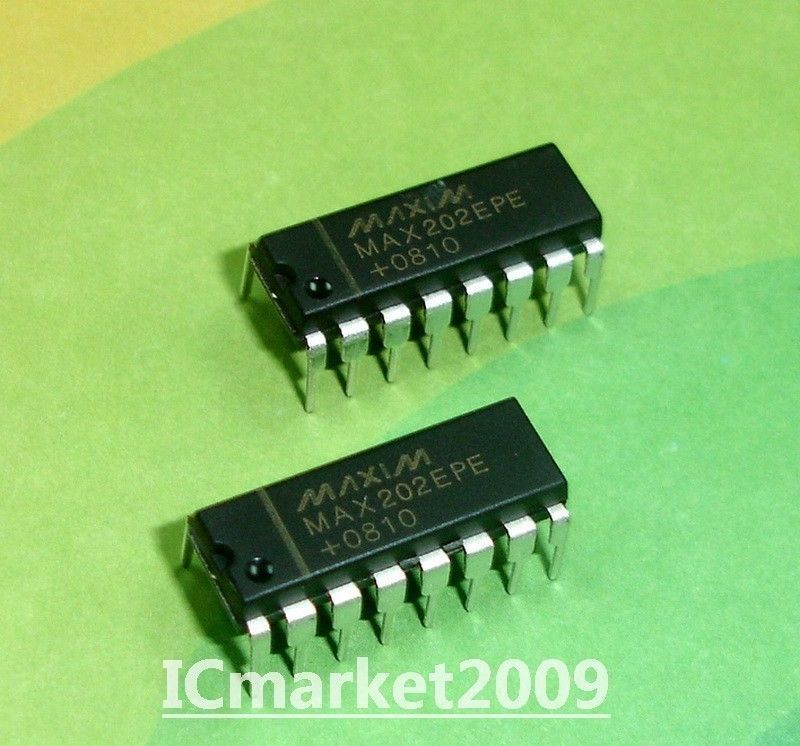 10 PCS MAX202EPE DIP-16 MAX202 +5V RS-232 Transceivers IC Chip | eBay