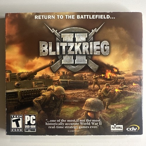Blitzkrieg 2 PC Return to the Battlefield World War 2 Real Interactive ...