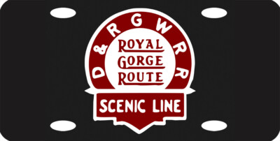Denver & Rio Grande Western Old Logo Railroad Train License Plate | eBay