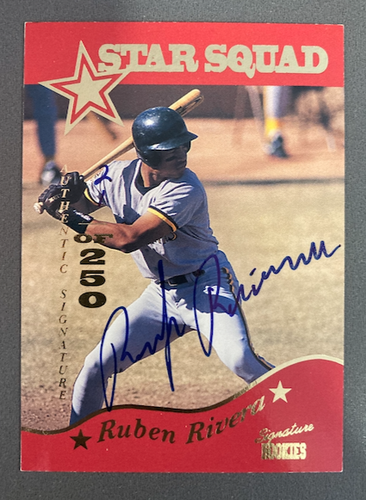 RUBEN RIVERA 1996 SIGNATURE ROOKIES 21/250 - EX CONDITION | eBay