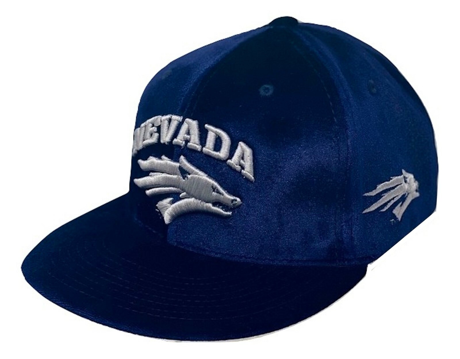 University of Nevada Reno Wolfpack VELVET Flat Bill Snapback Baseball ...
