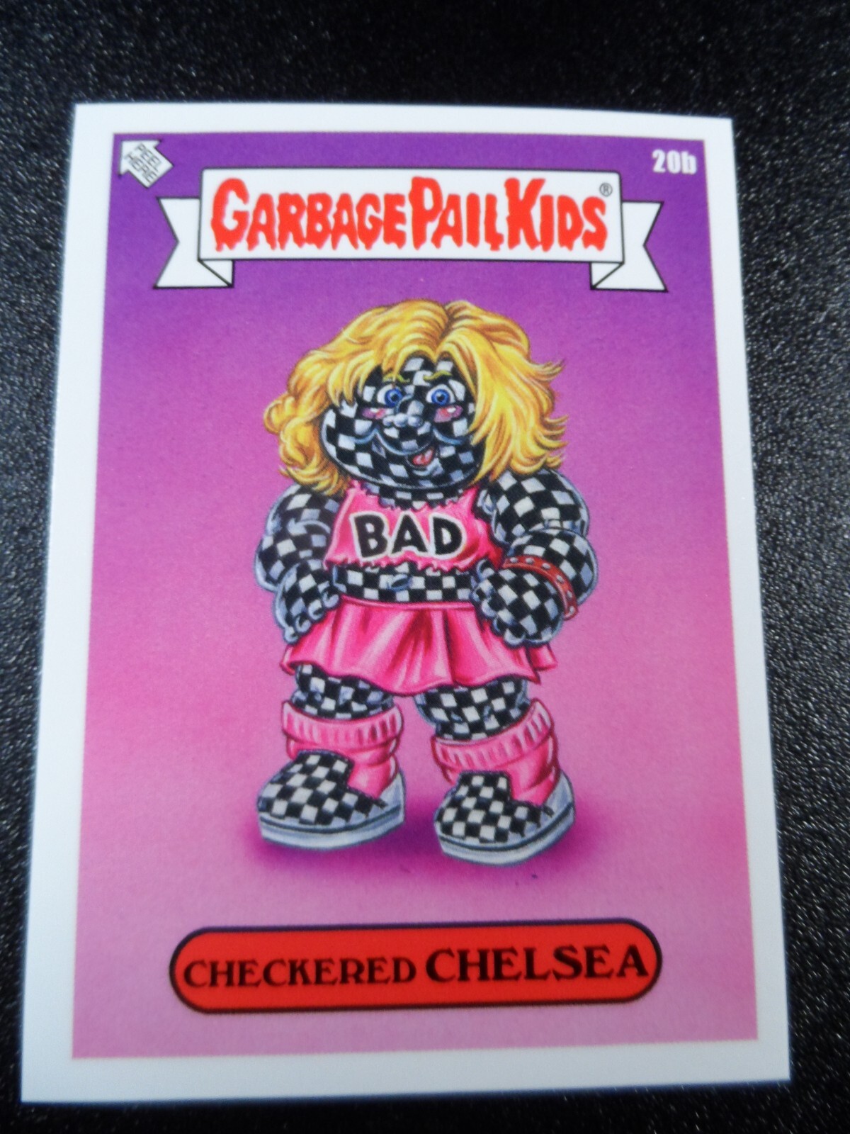 Checkered Chelsea Vans Shoes Spoof Card Garbage Pail Kids | eBay