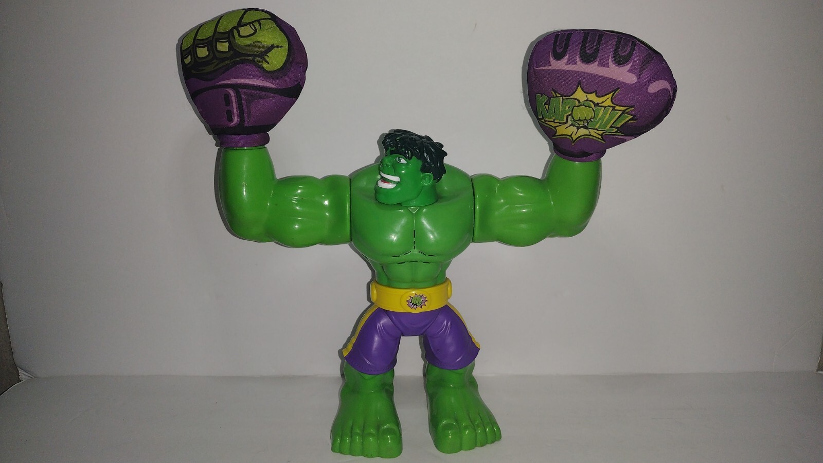 HULK Kapow Hasbro Marvel Disney Talking Sounds Fits Punch 10" Toy ...