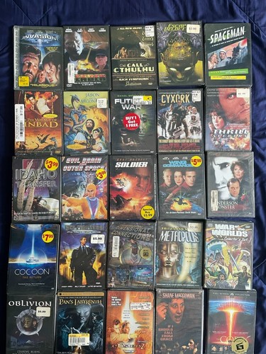 25 SCI-FI DVDs ULTRA RARE OUT OF PRINT BRAND NEW SEALED Pick Your DVD ...