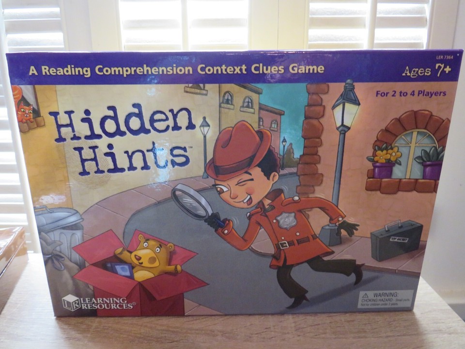 Rare Learning Resources HIDDEN HINTS Reading & Context Clues Game EUC ...