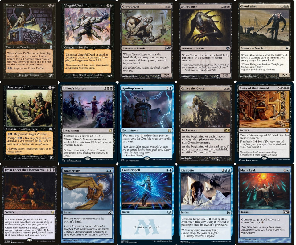 ELITE Commander Zombie Deck - EDH - Grimgrin - 100 Card - MTG - Ready ...