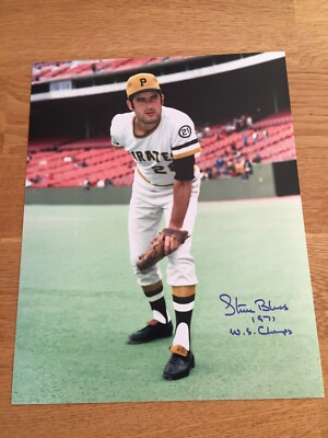 Pirates Steve Blass signed 8x10 WCOA 1971 World champs inscription | eBay