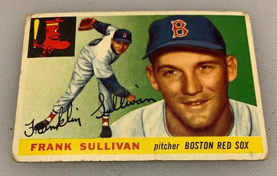 1955 Topps # 106 Frank Sullivan Baseball Card Boston Red Sox | eBay