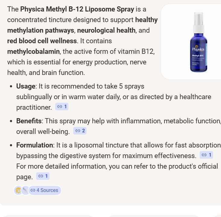 Physica Methyl B-12 Liposome Spray Dietary Supplement FREESHIPPING | eBay