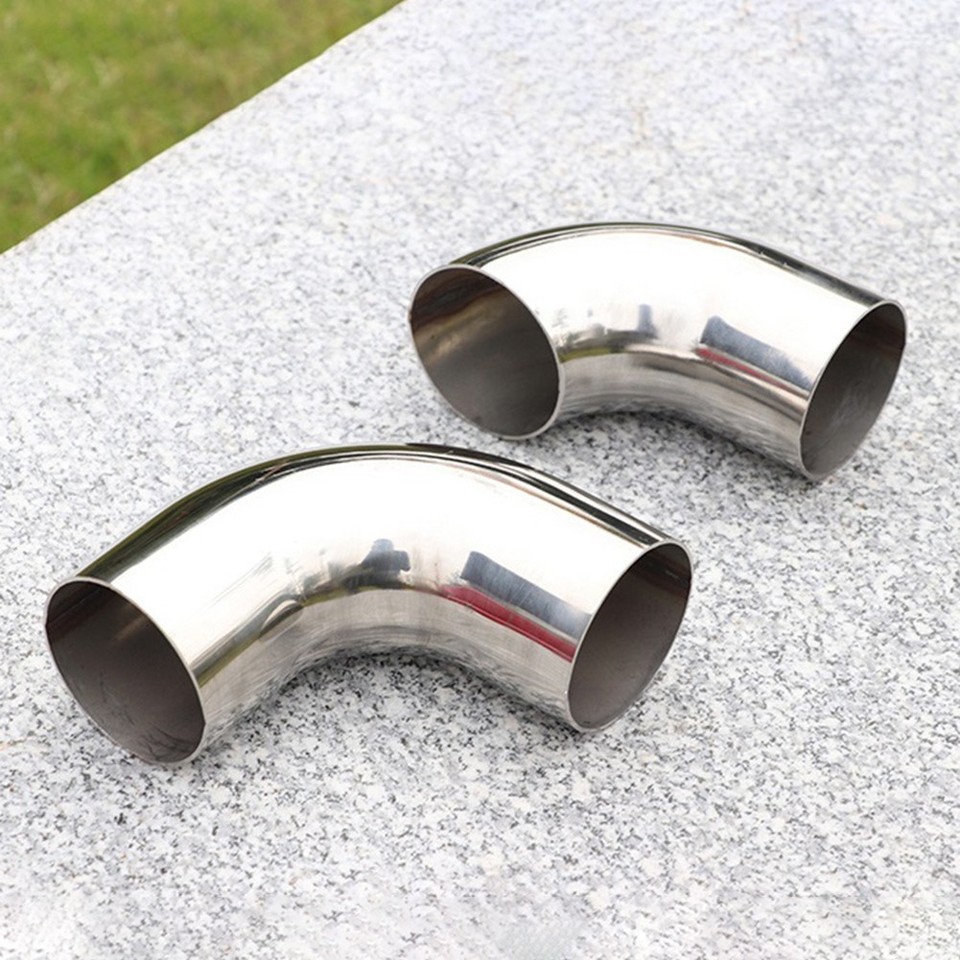 304 Stainless Steel Thick Wall Exhaust Elbow 32/38/51MM Outer Diameter ...