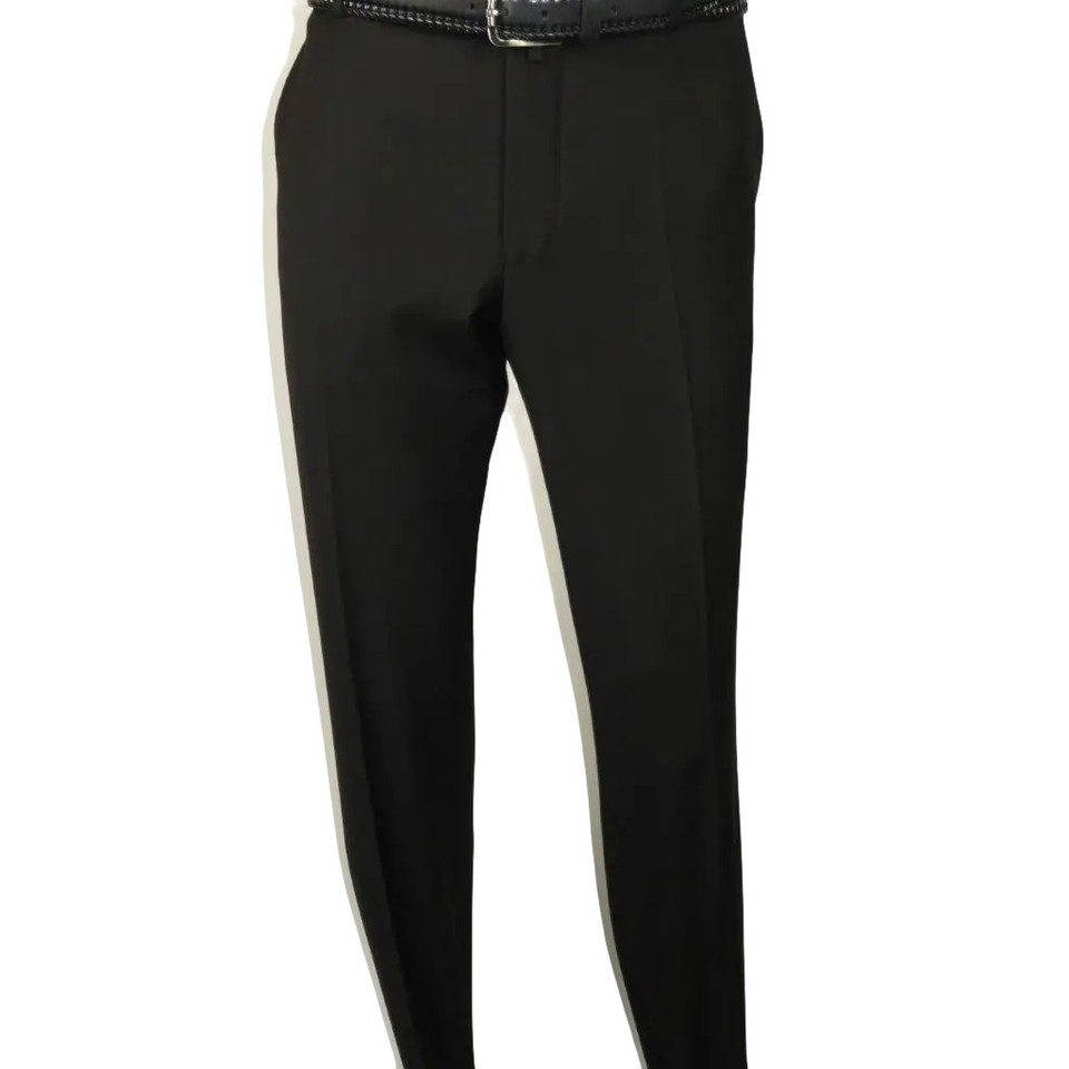 Men's MONO Turkey Slacks 100% Wool Plain Front Regular Fit 2501-01 ...