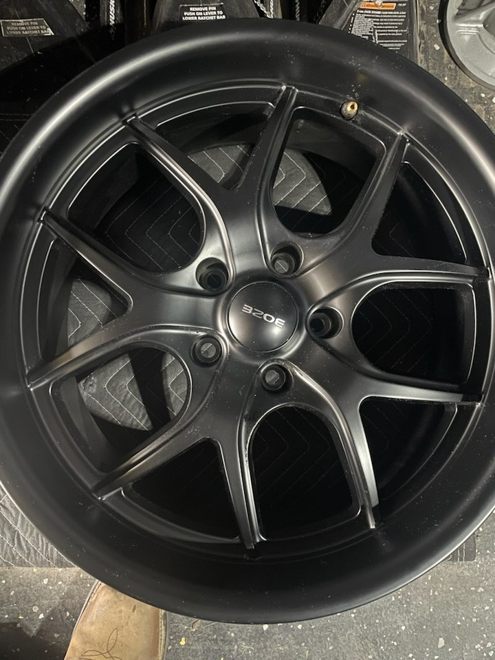 B1 BOZE FLOW-LITE 18x8 and 20x10 PRO TOUR MOD STREET WHEELS SATIN BLACK ...
