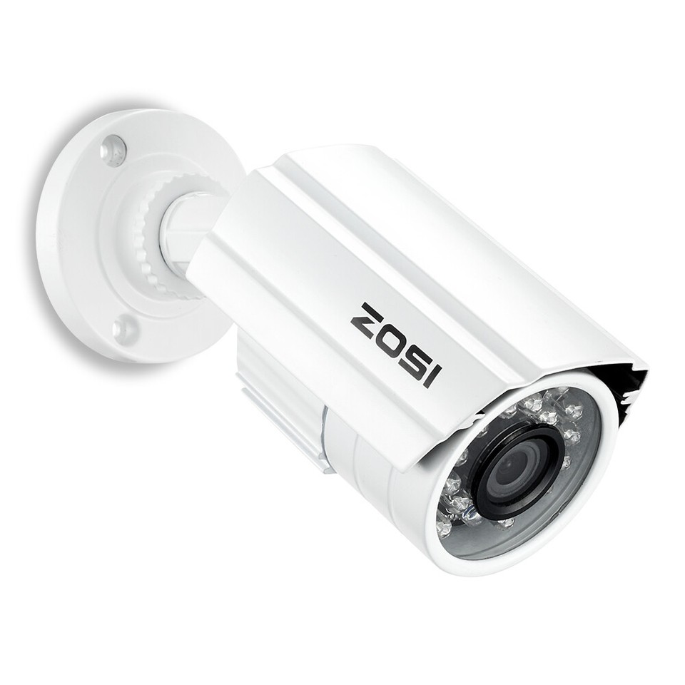 ZOSI 720P Night Vision 24 IR LEDs Outdoor CCTV Security Surveillance ...