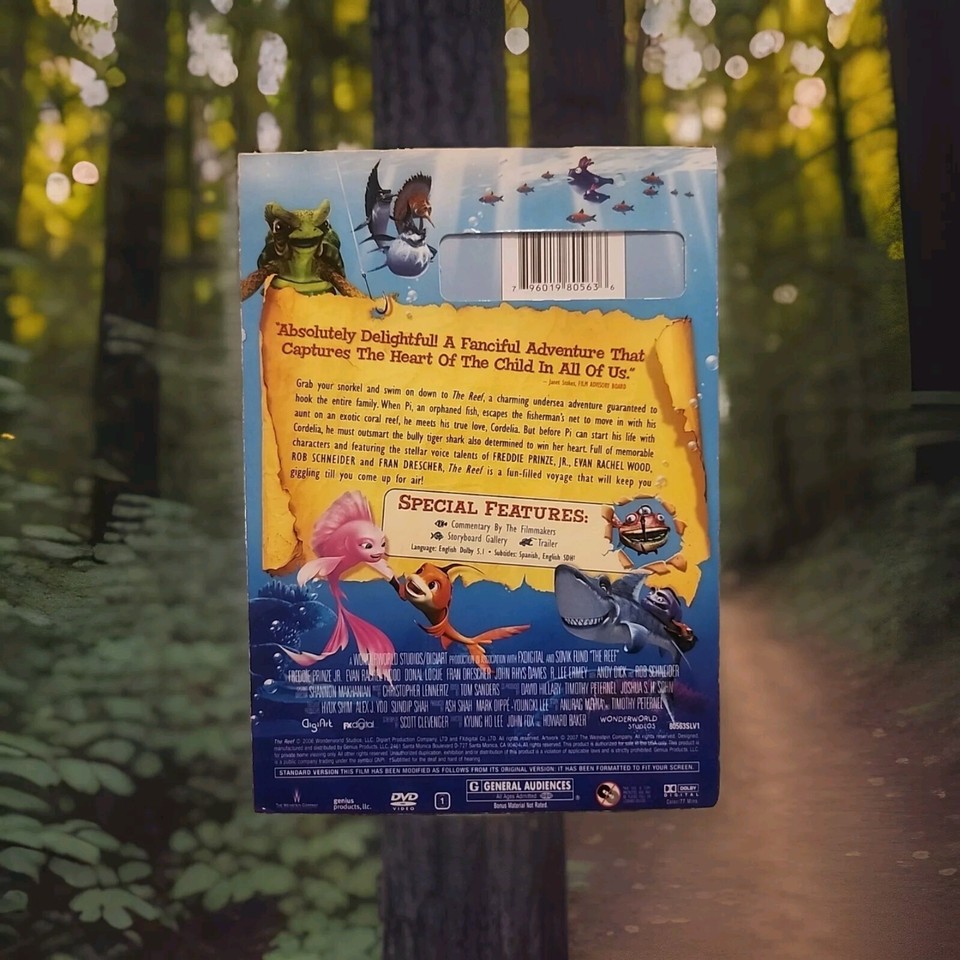 The Reef DVD Brand New Factory Sealed Animated with slipcover ...