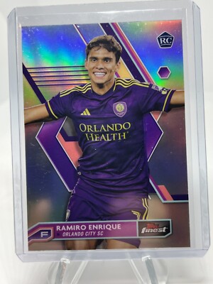 2023 Topps Finest MLS Ramiro Enrique Refractor #60 Orlando City SC | eBay