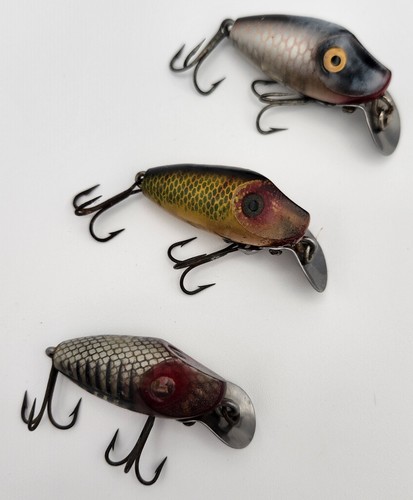 Heddon Midget Digit River Runt Spook 9020 Vintage Fishing Lures | eBay