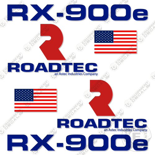 Fits Roadtec RX-900E Decal Kit Cold Planer- 7 YEAR OUTDOOR 3M VINYL! | eBay