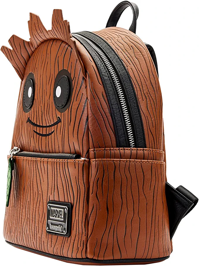 Loungefly Marvel Guardians Of The Galaxy Tree Stump Groot Mini Backpack ...
