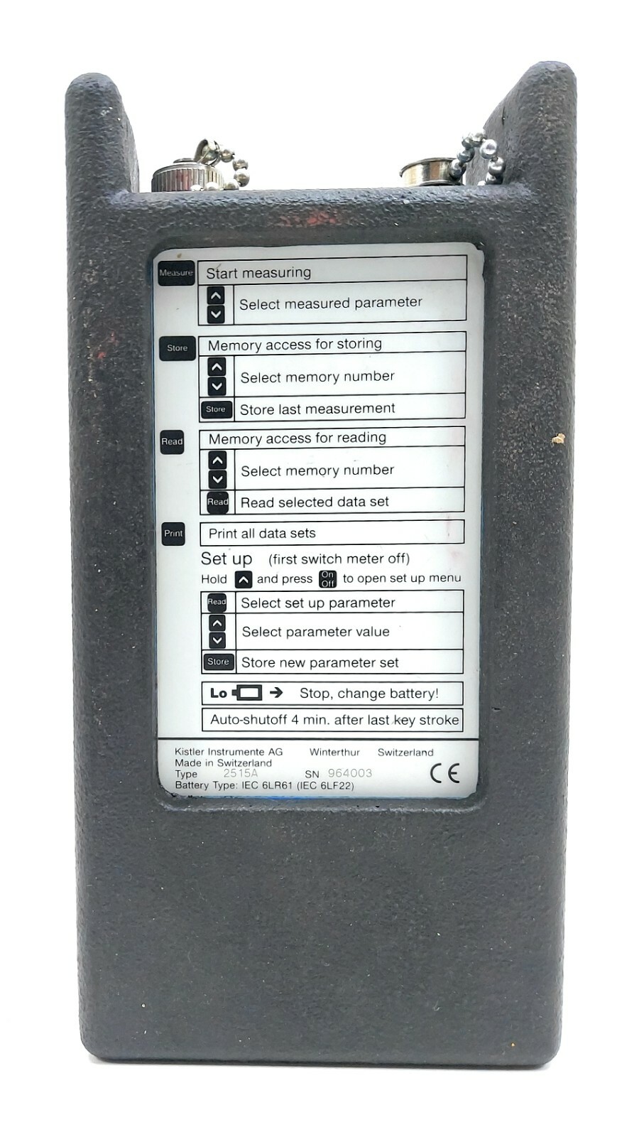 Kistler 2515A Engine Peak-Meter II | Handy Peak Pressure Meter | eBay