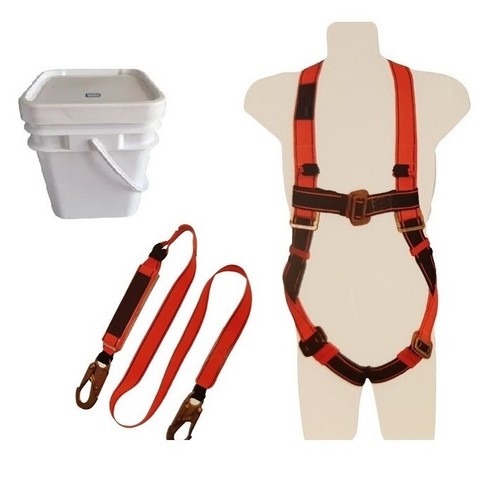Safety Harness & Lanyard for Elevated Work Platform (EWP), Forklift ...