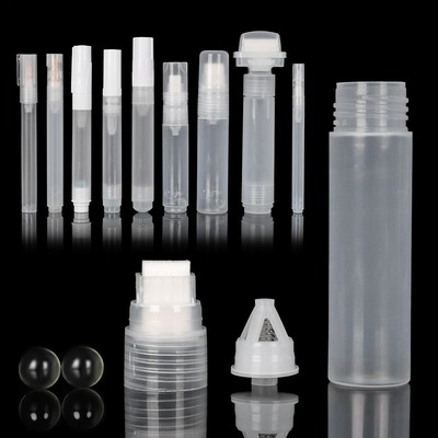 Transparent Liquid Chalk Marker Empty Rod Paint Pen Accessories ...