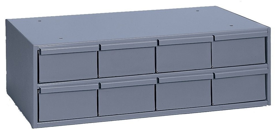 Metal 8 Drawer Hole Storage Bolt Bin Cabinet Compartment Fasteners ...