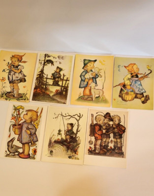 Seven Vintage Hummel Post Cards which are NEW and unused | eBay