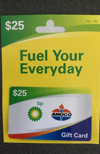 $25.00 BP/AMOCO GASOLINE GIFT CARD Ships via 1st class USPS (0.73) | eBay