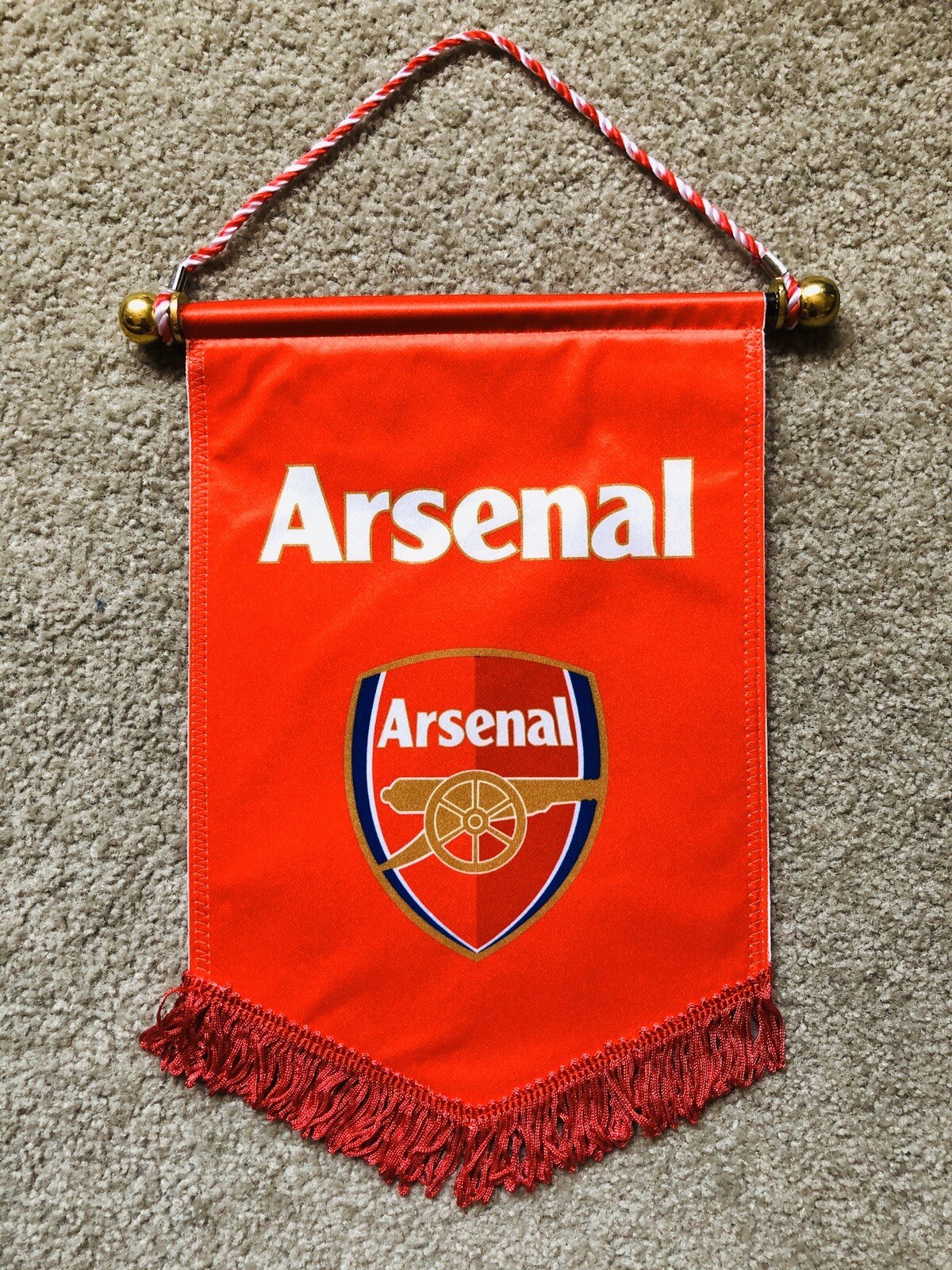ARSENAL FC Pennant (31x 21cm) Soccer Club Hang Flag Great For Bar ...